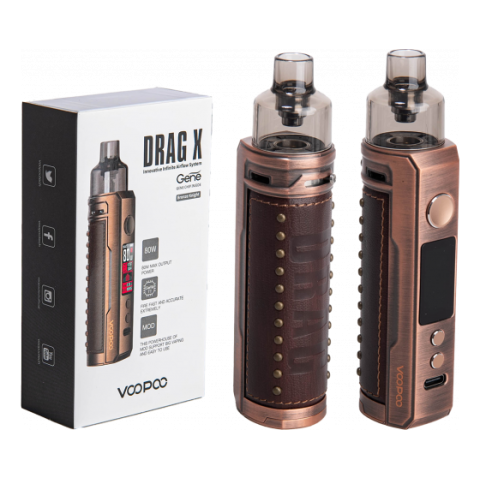 DRAG X BRONZE KNIGHT - DRAG X - VOOPOO - E-CIGARETTES - Maison de Vapotage