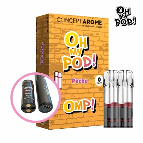 B.2 PODS RONDS PECHE GLACEE 00MG - E-OH MY POD ! 00MG - E-OH MY POD ...