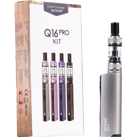 KIT Q16 PRO SILVER - KIT Q16 PRO - JUSTFOG - E-CIGARETTES - Maison de ...