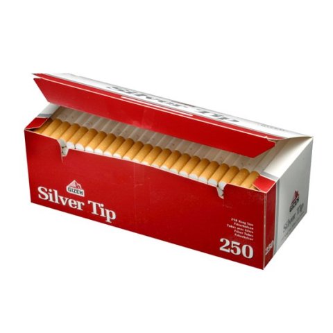 C.40 Boîtes 250 Tubes Silver Tip Gizeh - Tubes - GAMME FUMEUR ...