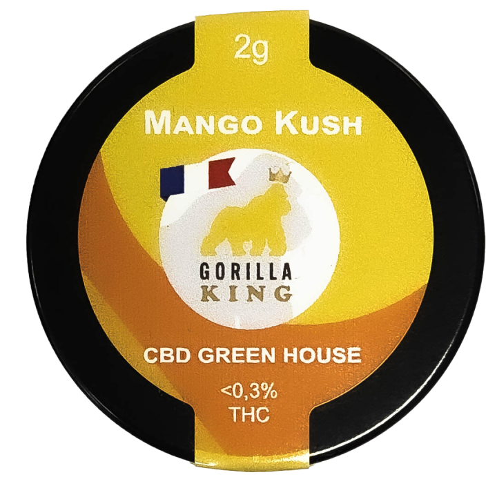 GORILLA KING MANGO KUSH "PREMIUM" - GORILLA KING - FLEURS CBD - CBD - Maison de Vapotage