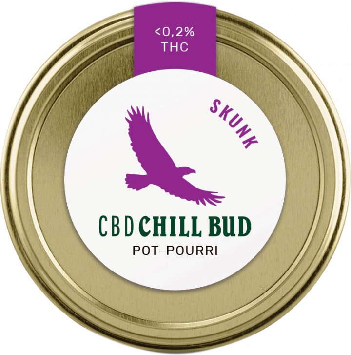 SKUNK 2g - CBD CHILL BUD - FLEURS CBD - CBD - Maison de Vapotage
