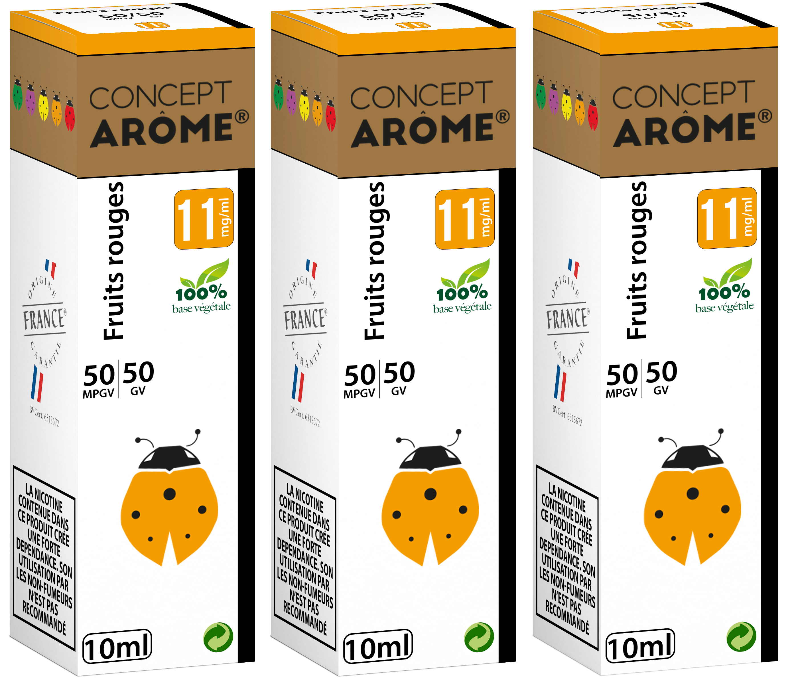 Acheter des flacons Classique 50/50 FRUITS ROUGES - Maison de Vapotage