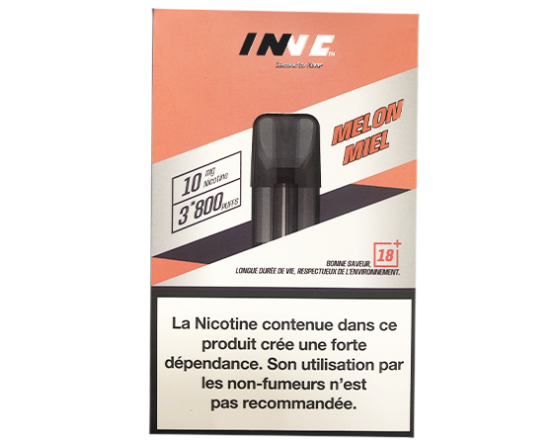 B.10 x 3 Recharges Puffs 800 Melon miel (10mg) - RECHARGES 800 PUFFS - PUFFS RECHARGEABLE - VAPE ...