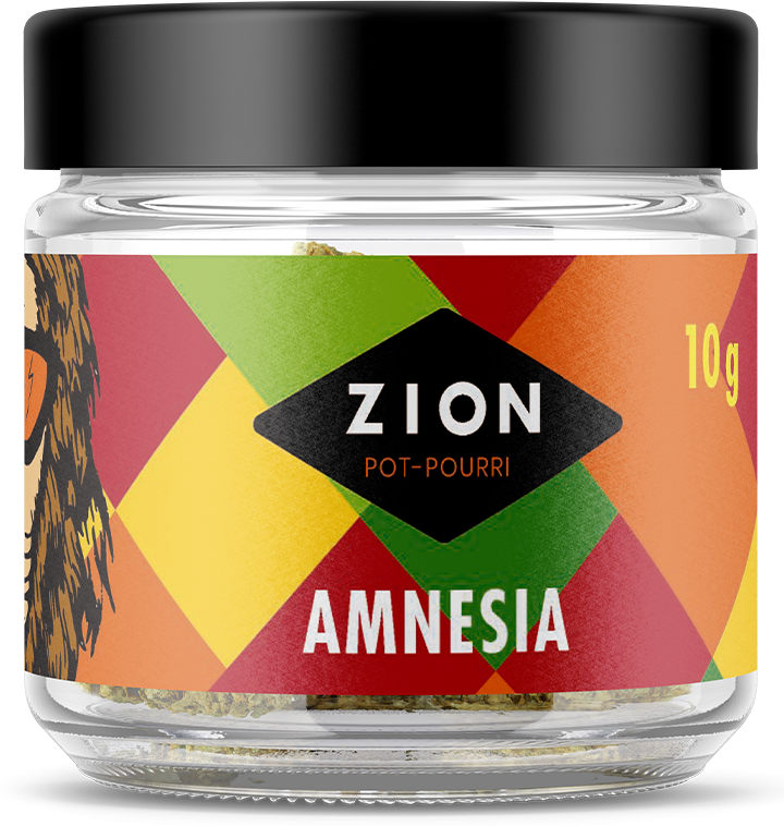 POT ZION AMNESIA 10g - ZION POTS EN VERRE - ZION - FLEURS CBD - CBD ...