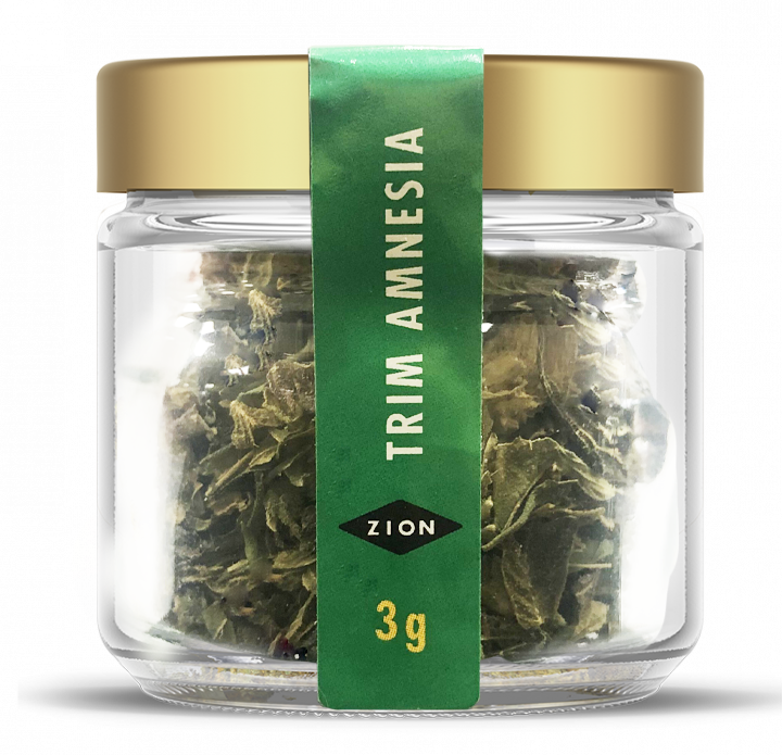 POT ZION TRIM AMNESIA 3g - ZION - POTS CBD - CBD - Maison de Vapotage